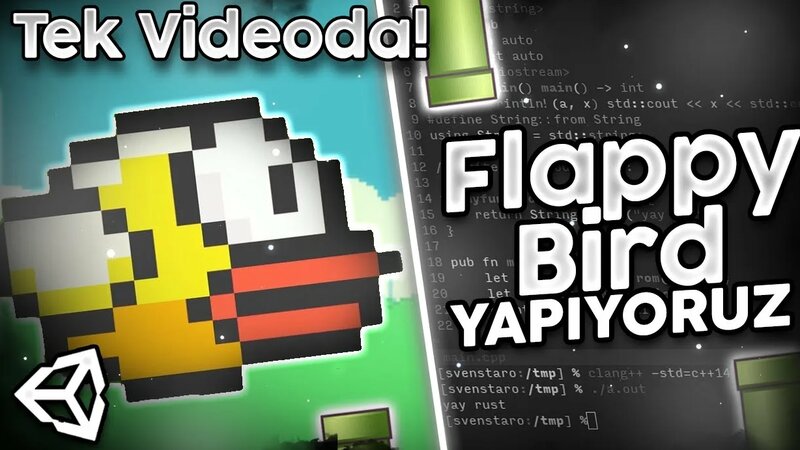 Unity İLE Flappy BİRD Nasil Yapilir?- Unity 2D OYUN Geliştirme Eğitimi ...