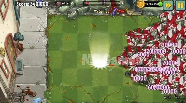 PvZ 2 Power Up Infinite - Every Plants Max Level Vs 50 Modern All Star ...