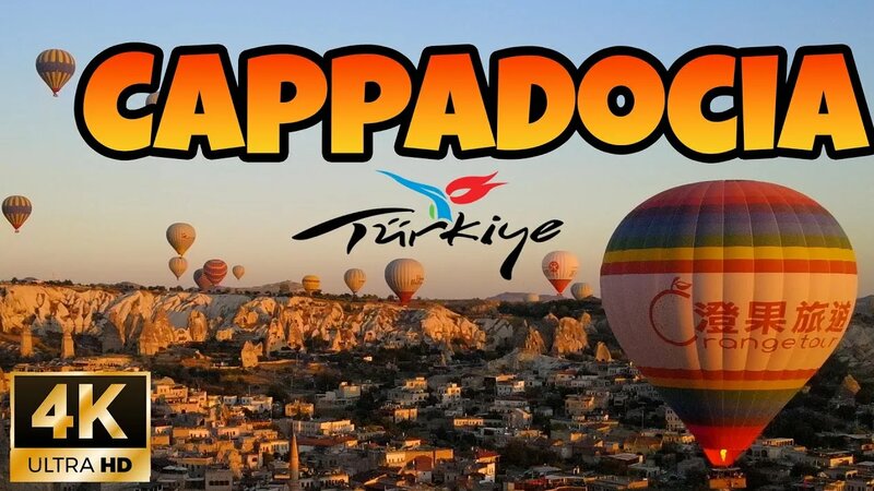 Cappadocia, Turkey Relaxing 4K Drone Video | Nevşehir Kapadokya Havadan ...