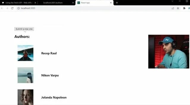 Call API in React Js | How to send data from frontend to backend react ...