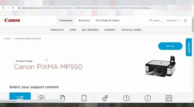 Canon Pixma Mp550 inkjet multifunction printer Driver Download ...