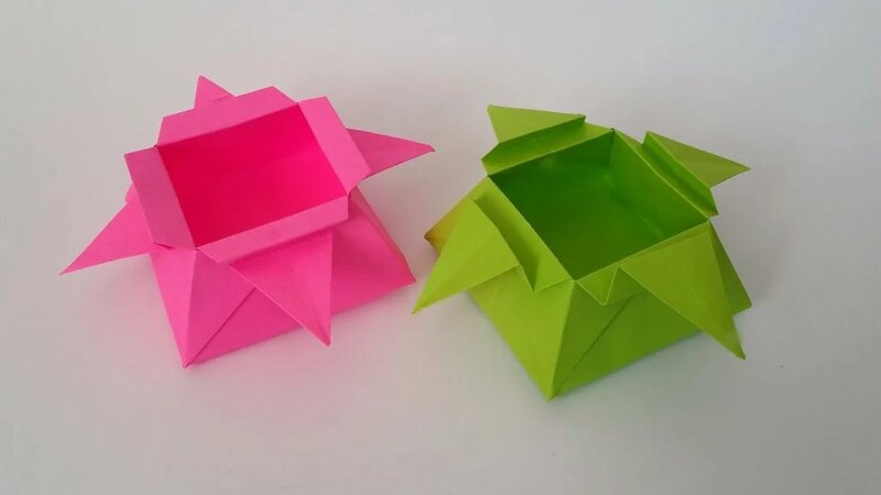 Paper vase DIY. Origami vase easy. Paper vase making. - Смотреть онлайн ...