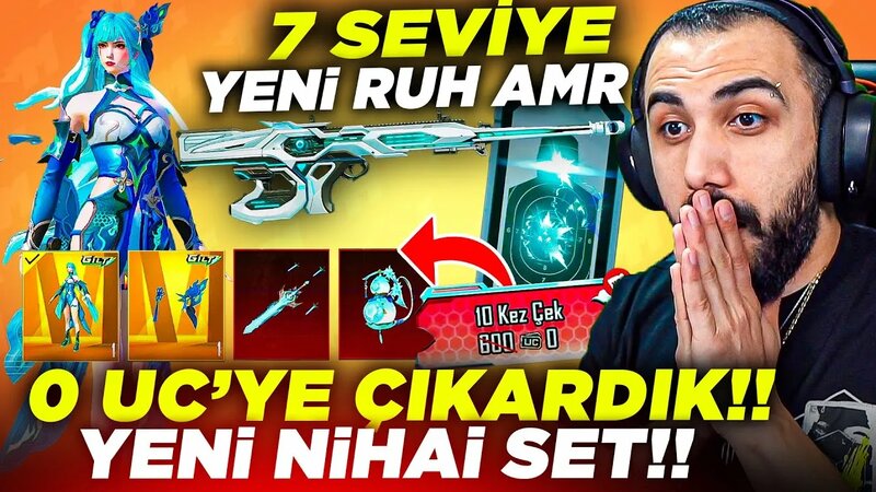 Yeni turkuaz nihai set ve 7 seviye ruh AMR geldi! 0 UC'ye destansı ...