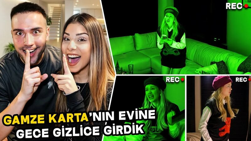 Gamze Karta ‘NIN Evinde Gizlice Kalip Korkuttuk ! W/@GamzeKarta ...