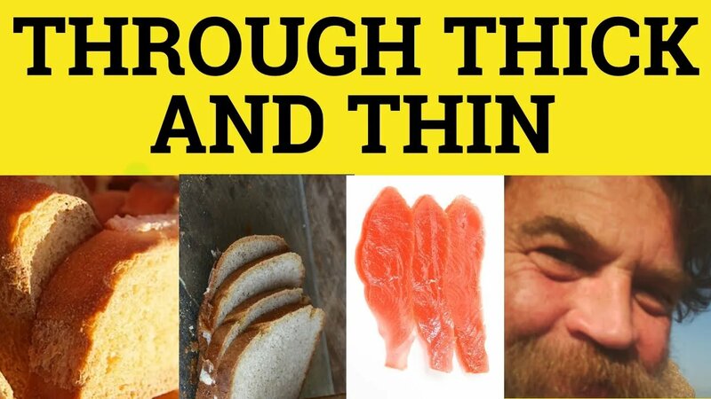 Through Thick and Thin Meaning - Through Thick and Thin Examples ...