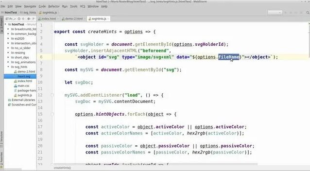 Интерактивные подсказки HTML+JavaScript. Меняем цвет SVG при наведении ...