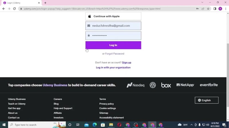 How To Udemy Login 2022? Udemy Account Login Help | Udemy Online ...