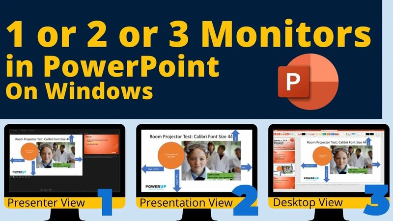 Controlling Many Monitors in PowerPoint: 1, 2 or 3 in Windows ...