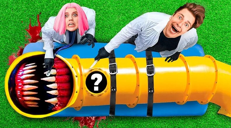 (что внутри?) разрезаем slide eater В 3:00 НОЧИ !!! — Видео от Вильям ...
