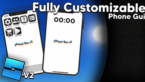 Fully Customizable Phone Gui V2 // Free! // Roblox Studio - Смотреть ...