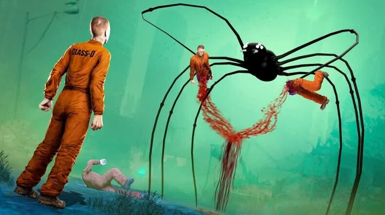 Обнимающий ПАУК Охотится НА НАС! Опасный SCP Против Людей! Выжить В ...