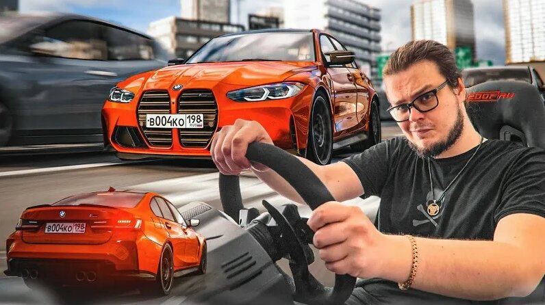 [ Bulkin ] Лютые Шашки В Потоке НА Новой BMW M3 С Рулём НА Платформе ...