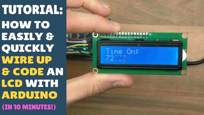 Tutorial: How to Connect, Set Up, Program, Control an I2C 1602 LCD ...