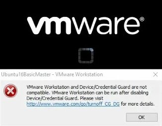 VMware Workstation and Device/Credential Guard are not compatible Fix ...