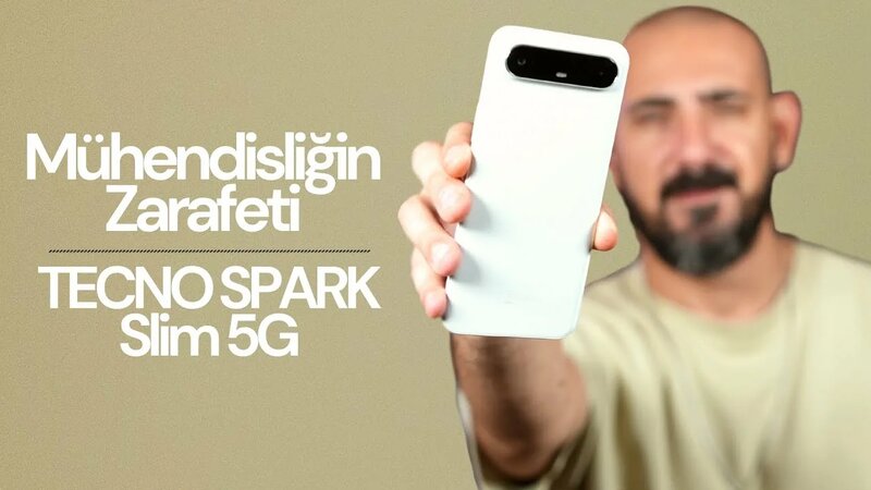 Dünyanın En İnce, Kavisli 5G Telefonu Testte! | Tecno Spark Slim 5G ...