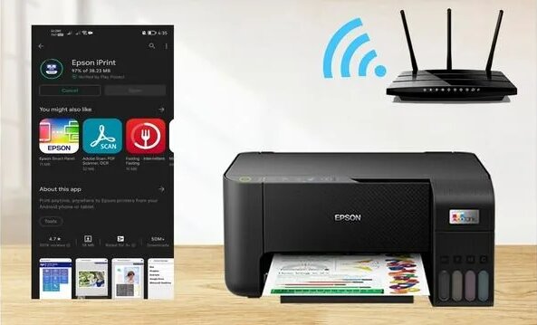 How to setup wi-fi direct connection - epson L3250 printer. - Смотреть ...