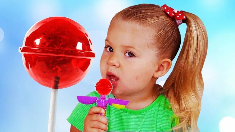 Bad Baby Crying with Tantrum for Lollipops Kids Video with Lot of Candy ...