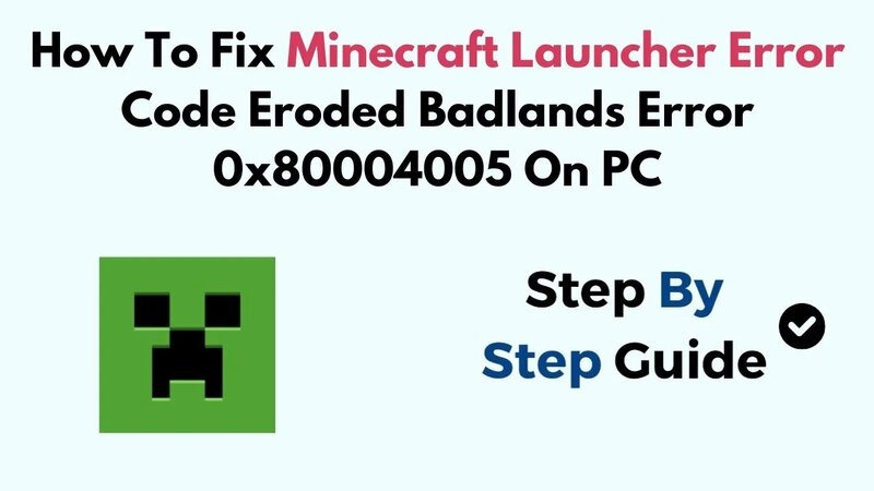 How To Fix Minecraft Launcher Error Code Eroded Badlands Error ...
