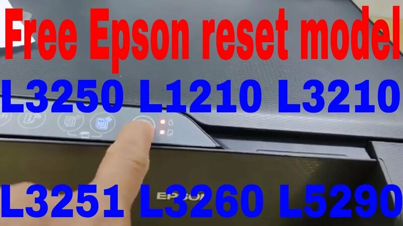 Epson Adjustment Program reset Epson L3250 l1210 l3210 l3251 l3260 ...