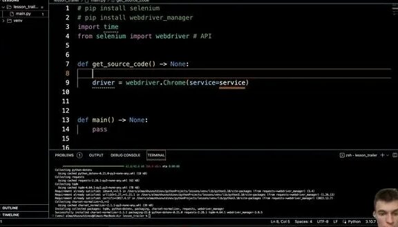 Веб-скрейпинг (Парсинг) Python Selenium. Как парсить сайт Питон и ...