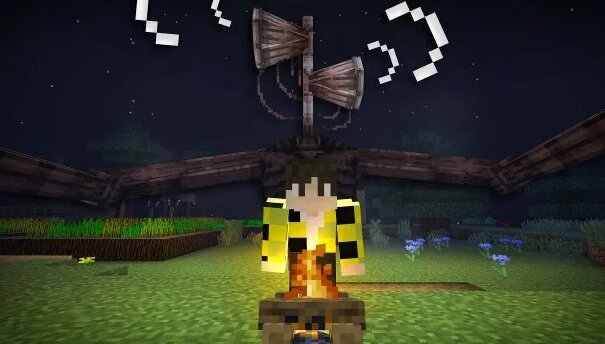 Я нашел сиреноголового в майнкрафт! поиски siren head scp 6789 ...