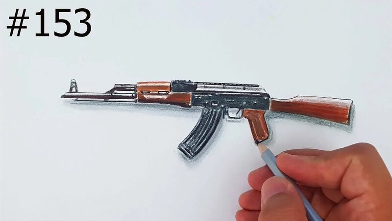 Pubg AK-47 (akm) çizimi (pubg akm drawing) #153 - Yandex Video aramada ...