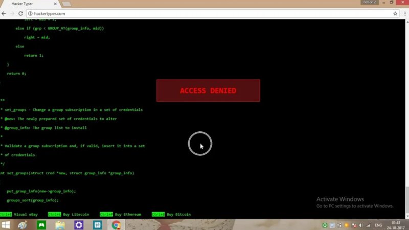 Using The Hacker Typer - {HACK} - Смотреть онлайн в поиске Яндекса по Видео