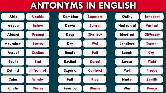 relational antonyms examples: 736 video Yandex'te bulundu
