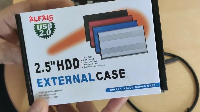 Harici disk kutusu inceleme ve yorum Alfais marka usb 2.0 External Case ...