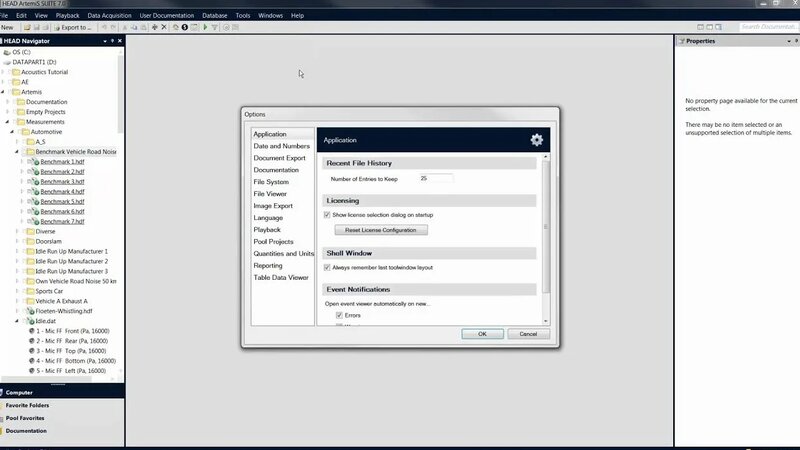 User Interface | ArtemiS Suite Tutorial - Yandex Video aramada ...