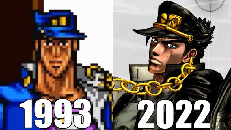 Эволюция серии игр JoJo's Bizarre Adventure [1993-2022] - Смотреть ...