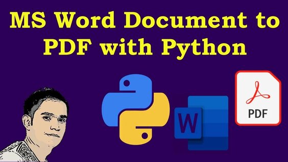 python convert doc to pdf: 999 video Yandex'te bulundu