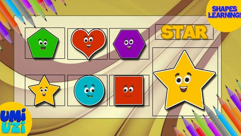 Umi Uzi | Learn Shapes | Shapes Song | Educational Video for Kids and ...