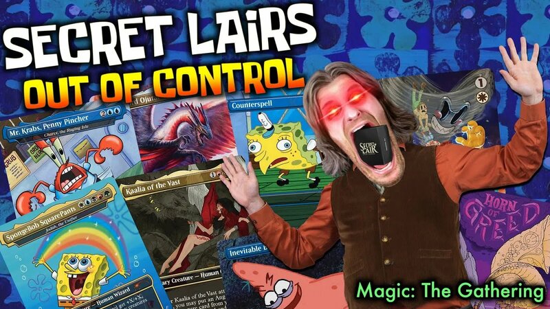 Are Secret Lair Sales Out Of Control? | SpongeBob Square Pants Magic ...
