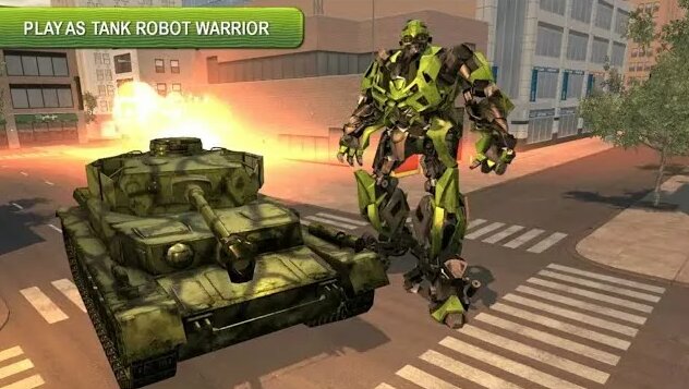 Future Robot Tank Transform City Battle - Tank Transformation ...
