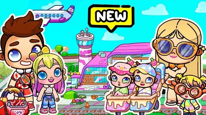 [MilaGame] Полет НА Карибы Аэропорт Avatar World История Рутина Семьи ...