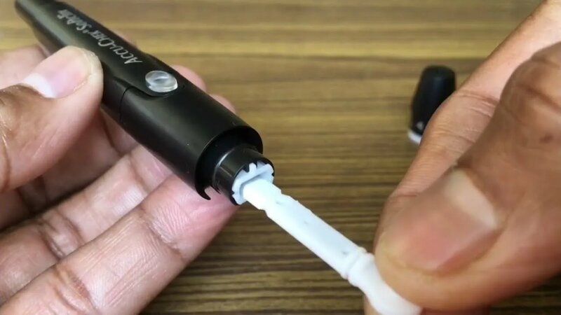How to Change Lancet Needle | Accu Chek Softclix Tips to Load & Remove Pin safely | Device Use ...