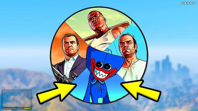 Как разблокировать хагги вагги friday night funkin в гта 5 моды! huggy ...