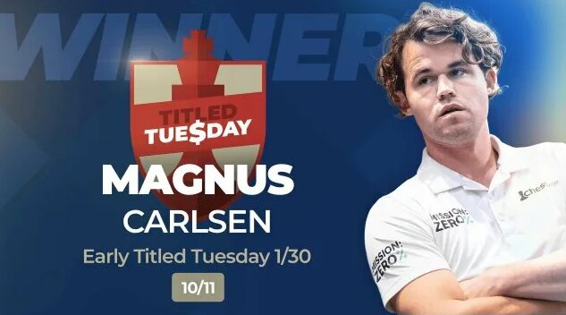 Magnus Carlsen Plays Titled Tuesday March 4th 2025 - Смотреть онлайн в ...