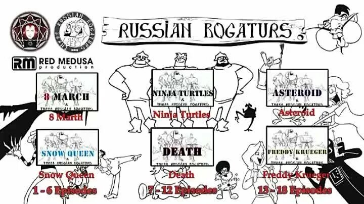 Видео Три богатыря против Черепашек Ниндзя-Ninja Turtles vs Three ...