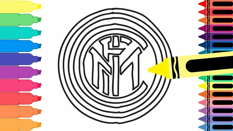 How to Draw Inter Badge - Drawing the Inter Milan Logo - Coloring Pages ...