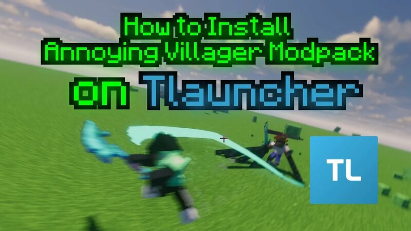 How to install Annoying Villager mod in TLauncher (PC) Minecraft 1.18.2 ...