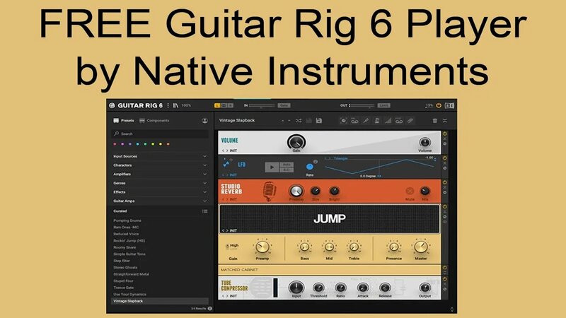 FREE Guitar Rig 6 Player by Native Instruments - Смотреть онлайн в ...