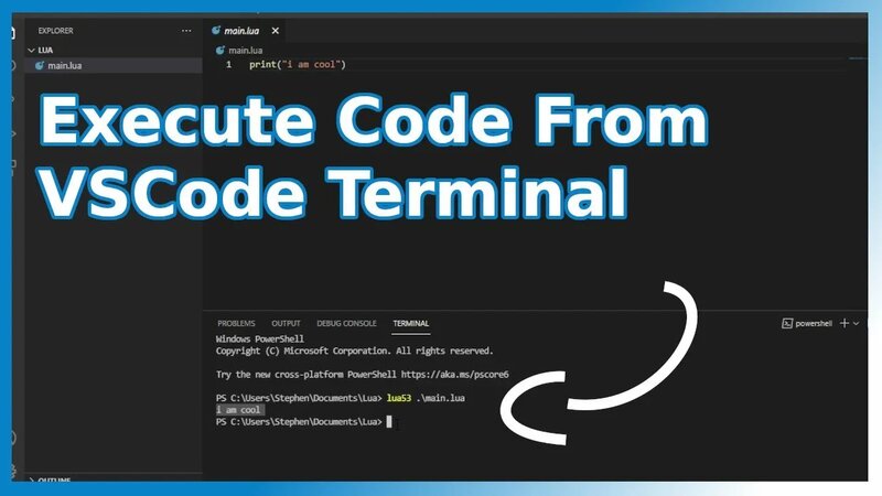 How to execute code with the VSCode terminal (Lua) - Смотреть онлайн в ...