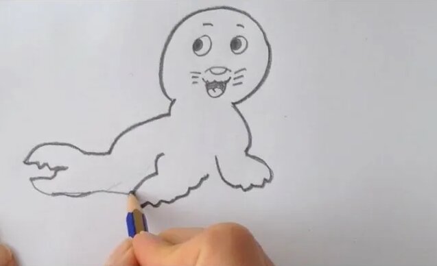 Fok Balığı Resim Çizimleri - easy drawing 母亲节 - Yandex Video aramada ...