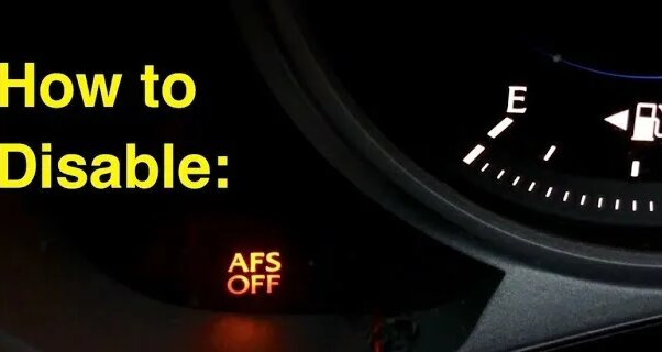 2 ways to disable "AFS OFF" warning light after installing aftermarket ...