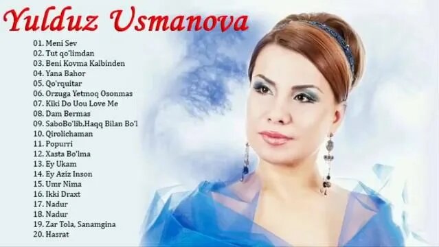 Юлдуз Усмaнова Энг сара кушиклар туплами - Yulduz Usmanova eng sara qo'shiqlar to'plami ...