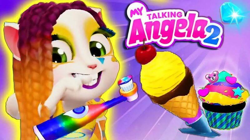 МОЯ Говорящая Анджела 2 Новая ИГРА от создателей МОЙ Говорящий ТОМ И ...
