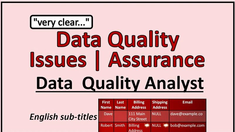Data Quality - Data Quality Management-Data Quality Analyst-Data Quality Assessment-Data-Quality ...