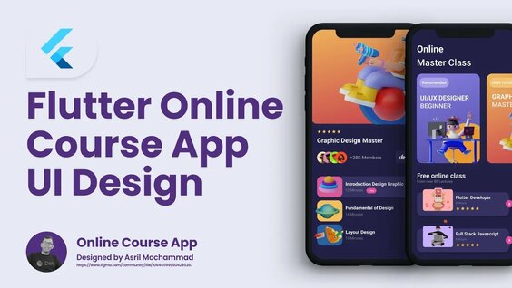Flutter UI Tutorial - Designing Online Course App UI Design Figma ... Flutter UI Tutorial - Designing Online Course App UI Design Figma ...